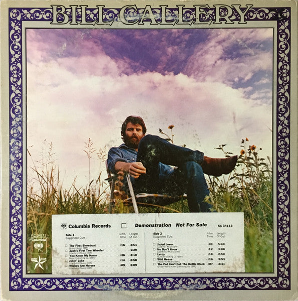 Buy Will Callery : Bill Callery : LP, Album, Promo – Eclectico Records